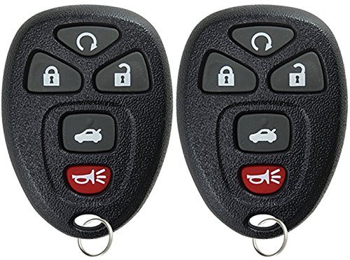 KeylessOption Keyless Entry Remote Start Control Car Key Fob Replacement for 22733524 (Pack of 2)