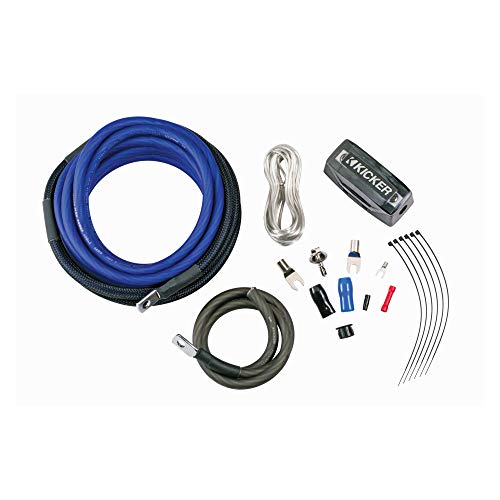 Kicker 46PK8 PK8 8-AWG Amplifier Power Kit - Power, Ground, Remote Wire and Fuse Block.