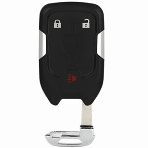 scitoo keyless entry remote key fob shell case replacement for 3 buttons uncut car key for gmc terrain 2018-2019 1pc fcc 1551a-aa hyq1aa