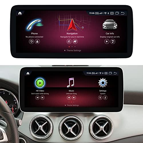 12.3inch Android HD1920 Screen Upgrade Display Monitor Multimedia CarPlay for Mercedes Benz GLA/CLA/A X156/C117/W176 (2016-2018) NTG5