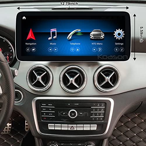 12.3inch Android HD1920 Screen Upgrade Display Monitor Multimedia CarPlay for Mercedes Benz GLA/CLA/A X156/C117/W176 (2016-2018) NTG5