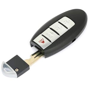 ocpty 1x uncut keyless entry remote control key fob transmitter replacement for infiniti nissan 350z altima armada ex35 2.0l 2.5l 3.5l 02-15 pinha-t036 95430-1u000