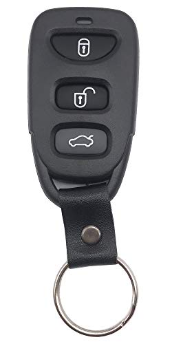 Replacement Key Fob Case Shell Fit for Hyundai Elantra Accent Sonata Kia Optima Keyless Entry Remote Car Key Housing Casing Outer Cover 3 Button + Panic (2)