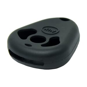 Keyless2Go Replacement for New Silicone Cover Protective Case for Viper Python Remote 474T- Black