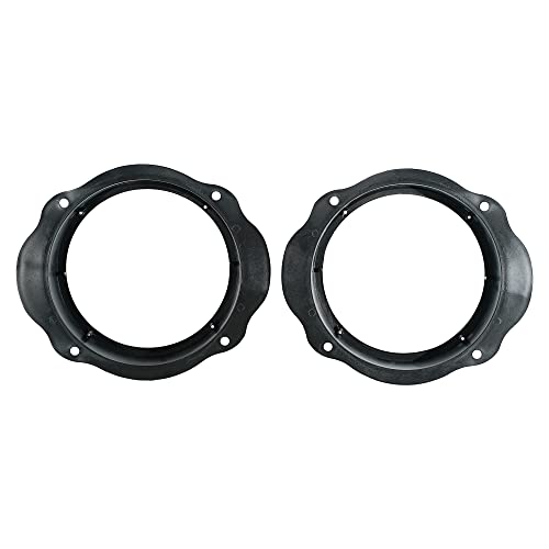 RED WOLF Door Speaker Adapter Fit Ford F150 2009-2010, Focus 2004-2012, Escape 2005-2012, Fiesta 2003-2012, C-Max, 2003-2010 Front Rear Speaker Spacer Ring 6.5"-6.75" 2 PCS