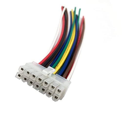 Aokus Dual 14 pin Wire Harness for XVM279BT, DM720 & DM620N (Du14ri)