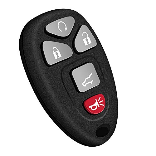 Key Fob, Keyless Entry Remote Start Control Replacement Fits for GMC Acadia 2007-2016 Yukon XL/Chevy Suburban Tahoe Traverse/Cadillac Escalade SRX/Buick Enclave FCC ID: OUC60270, OUC60221, 15913415