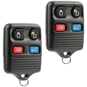 key fob keyless entry remote fits ford expedition explorer/lincoln aviator navigator/mercury mountaineer (cwtwb1u322), set of 2