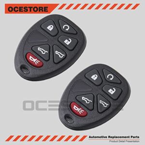 OCESTORE OUC60270 Car Key Fob Keyless Control Entry Remote OUC60221 6 Button Vehicles Replacement 15913427