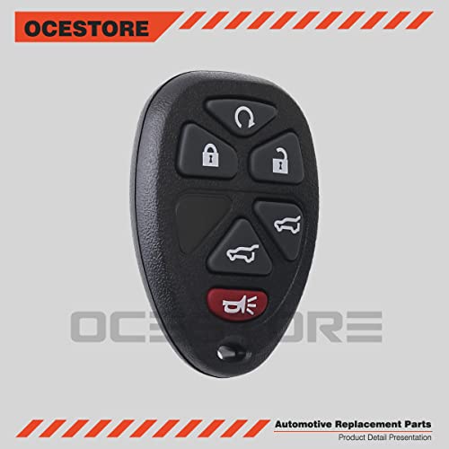 OCESTORE OUC60270 Car Key Fob Keyless Control Entry Remote OUC60221 6 Button Vehicles Replacement 15913427