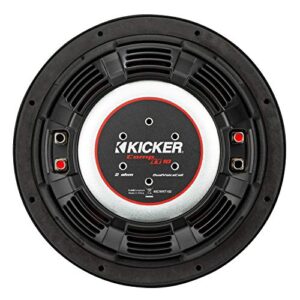 KICKER CompRT 10"(25cm) Subwoofer, DVC, 2-ohm, RoHS Compliant