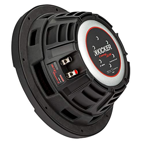 KICKER CompRT 10"(25cm) Subwoofer, DVC, 2-ohm, RoHS Compliant