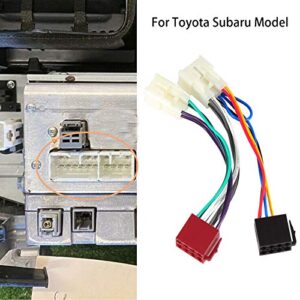 RED WOLF Radio Stereo ISO Wiring Harness Adapter Connector Replacement for Toyota Tacoma 2005-2020, RAV4 1994-2020, Subaru 2012-2019 WRX, 2018-2021 Forester Non-JBL System Plug &Play