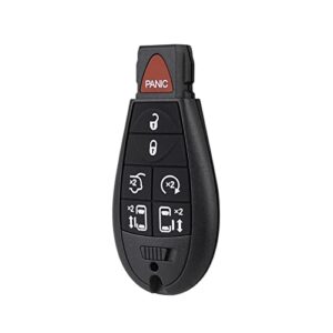 Keyless Entry Car Key Fob Replacement Fits for Chrysler Town and Country Dodge Grand Caravan 2008 2009 2010 2011 2012 2013 2014 2015 2016 2017 2018 2019 2020 M3N5WY783X IYZ-C01C(Pack of 2)