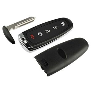 shell case key fob keyless entry remote fits ford edge expedition explorer flex focus taurus lincoln mkx mks mkt navigator 2011 2012 2013 2014 2015 2016 (m3n5wy8609)