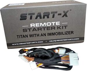 start-x remote starter for nissan titan 2008 2009 2010 2011 2012 2013 2014 2015 || plug n play || 3x lock remote start || zero wire splicing