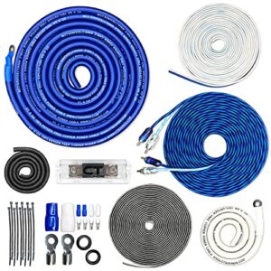 ct sounds 1/0 gauge ofc complete amp wiring install kit, ampkit-0ga-elite