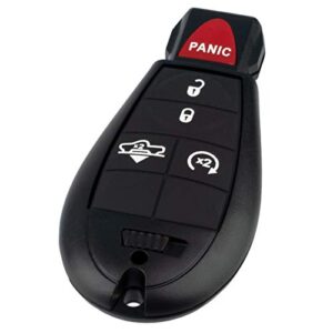 key fob fits 2015 2016 2017 ram 1500 w/air suspension keyless entry remote start (gq4-53t)