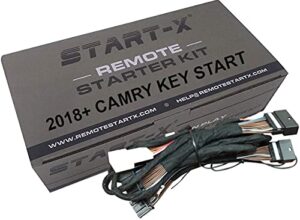 start-x remote start compatible with camry 2018-2023, key start || plug n play || 3 x lock to remote start