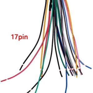 20-pin Headunit/Radio Wiring Harness with Steering Wheel Switch Wires Compatible with Subaru/2007-2019 Nissan | Upgraded Version of The Metra 70-7552 | Harness Includes VSS and SWC pins