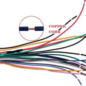 20-pin Headunit/Radio Wiring Harness with Steering Wheel Switch Wires Compatible with Subaru/2007-2019 Nissan | Upgraded Version of The Metra 70-7552 | Harness Includes VSS and SWC pins