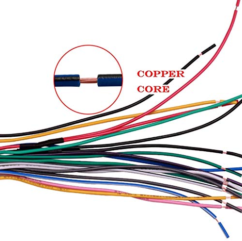 20-pin Headunit/Radio Wiring Harness with Steering Wheel Switch Wires Compatible with Subaru/2007-2019 Nissan | Upgraded Version of The Metra 70-7552 | Harness Includes VSS and SWC pins