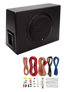 rockford fosgate p300-10 10″ 300w sealed powered subwoofer/sub enclosure+amp kit