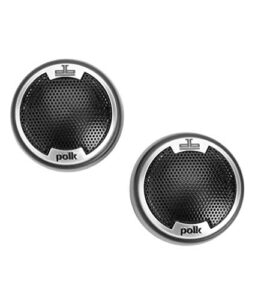 polk audio db1001 1-inch silk/polymer composite dome tweeters (pair, black)