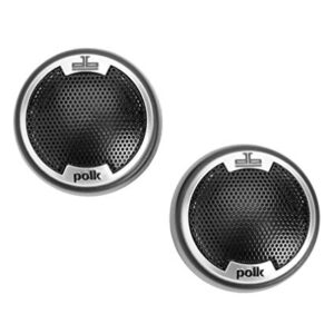 Polk Audio DB1001 1-Inch Silk/Polymer Composite Dome Tweeters (Pair, Black)