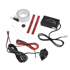 tosuny universal car parking sensor kit, electromagnetic induction radar reversing alarm parking assistance for car truck rv minivan