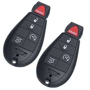 Remote Key Fob FOBIK Replacement Fits for Jeep Grand Cherokee 2008 2009 2010 2011 2012 2013 Commander 2008-2010 IYZ-C01C Keyless Entry Remote Start Control