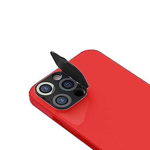 EYSOFT Camera Lens Cover Compatible for iPhone 12 Pro Max Bundled with iPhone Front Camera Cover (Silver),Protect Privacy and Security But Not Affect Face Recognition