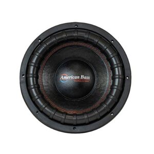 american bass usa xfl 1244 2000w max dual 4Ω 12″ subwoofer