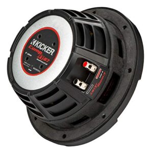 KICKER CompRT 6.75"(165mm) Subwoofer, DVC, 4-ohm, RoHS Compliant