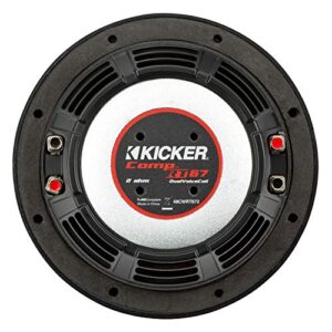 KICKER CompRT 6.75"(165mm) Subwoofer, DVC, 4-ohm, RoHS Compliant