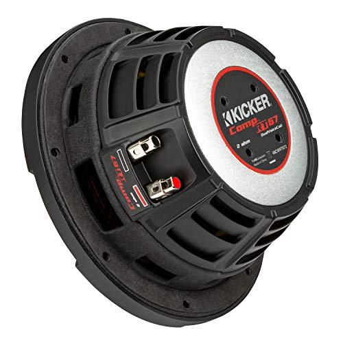 KICKER CompRT 6.75"(165mm) Subwoofer, DVC, 4-ohm, RoHS Compliant