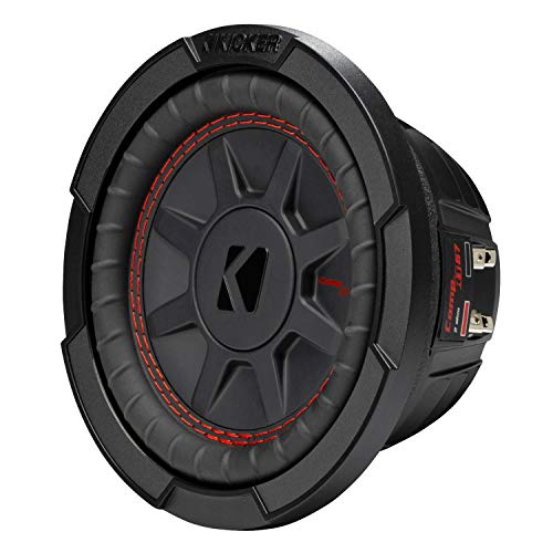 KICKER CompRT 6.75"(165mm) Subwoofer, DVC, 4-ohm, RoHS Compliant