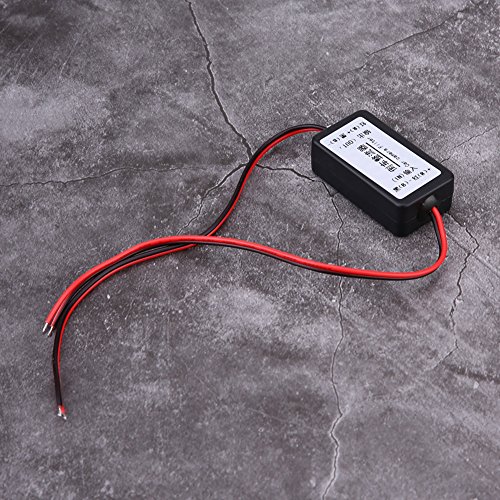 Car Rear View Rectifier, 12V DC Car Rearview Camera Power Relay Capacitor Auto Car Camera Filter Light Modification Backup Camera Filter Rectifier, 4.8 x 2.6 x 1.5cm