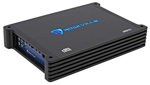 Rockville dB12 2000w Peak / 500w RMS Mono Car Amplifier + Amp Kit