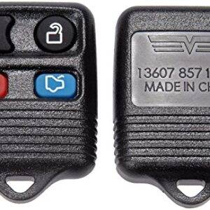 Dorman 13607 Keyless Entry Transmitter Cover Compatible with Select Ford / Lincoln / Mercury Models, Black