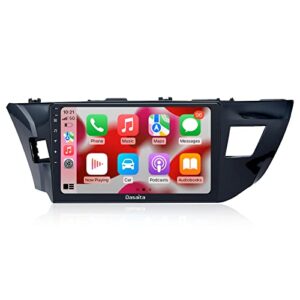 dasaita 10.2″ android 11 radio for toyota corolla 2014 2015 2016 bluetooth stereo gps navigation px6 dsp wireless carplay 1280 x 720 hd android auto head unit