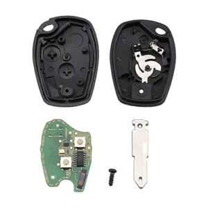 Amautolucky Replacement 2Button PCF7946 Chip Complete Remote Key for Renault Duster Logan Fluence Clio Vivaro Movano Master Traffic Kangoo 434MHZ