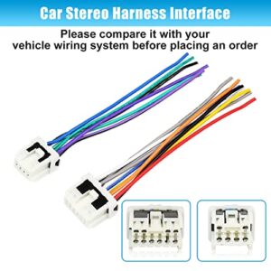 Fiegromech Radio Wiring Harness Cable for Select Infiniti Nissan Car Stereo Wire Harness Adapter Replacement