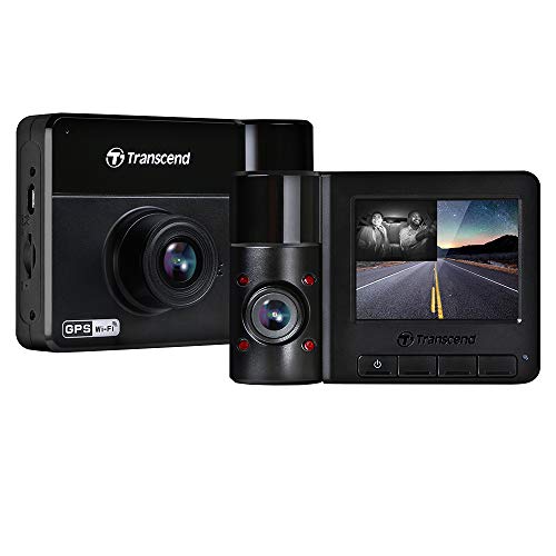 Transcend DrivePro 550 Dual Lens Dash Camera Dashcam TS-DP550B-64G , Black