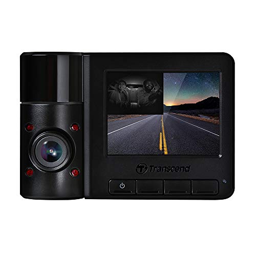 Transcend DrivePro 550 Dual Lens Dash Camera Dashcam TS-DP550B-64G , Black