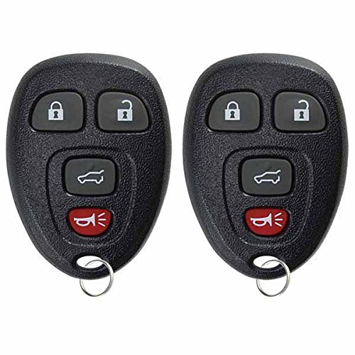 KeylessOption Keyless Entry Remote Control Car Key Fob Replacement for 15913416 (Pack of 2)