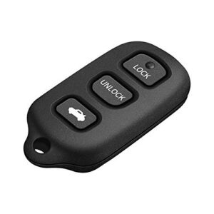 KRSCT Fit for 3-Buttons Keyless Car Entry Smart Replacement Key Fob Toyota Avalon 1998-2004/ Toyota Solara 1998-2004 Key2 (FCC ID: HYQ12BBX)