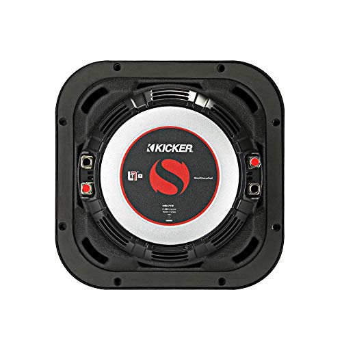 KICKER 46L7T82 L7T L7-Thin 8-Inch (20cm) Subwoofer, Dual Voice Coil, 2-Ohm, 350 Watt