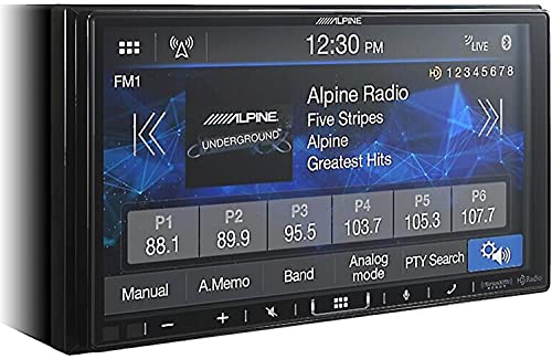 Alpine ILX-407 Digital 7" Shallow-Chassis Multimedia Receiver with PowerStack and Apple Carplay