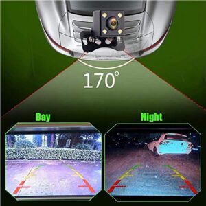 Camecho Vehicle Backup Camera Waterproof Car Rear View Camera 170° Wide Angle 12 LED Night Visions Backup Reversing Parking Cameras